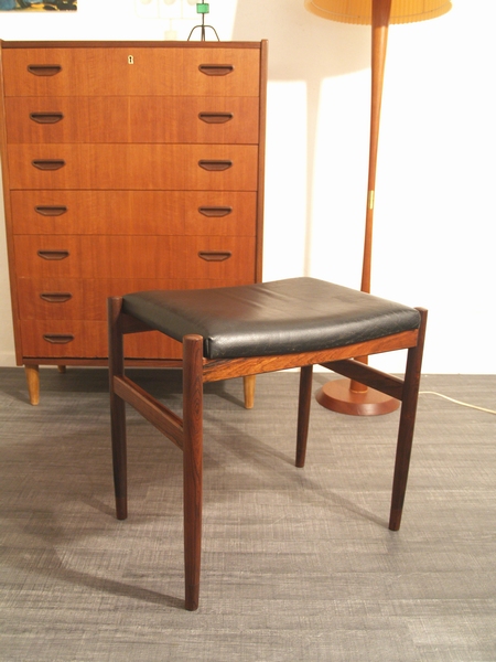 Deense kruk Spottrup - Danish stool rosewood - - Vintage Living Shop