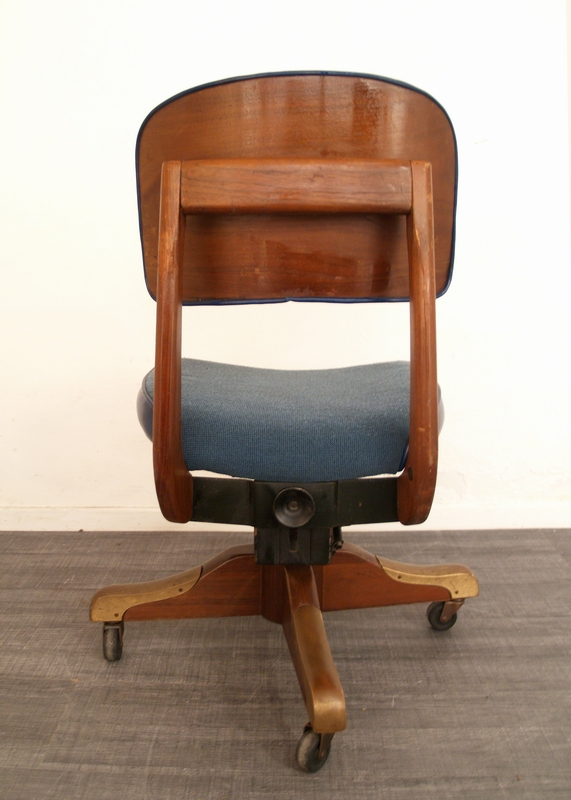 Gunlocke desk chair - industrieel design - Vintage Living Shop