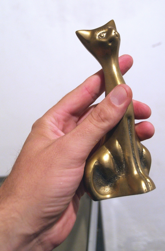 Vintage messing katjes - Vintage Living Shop